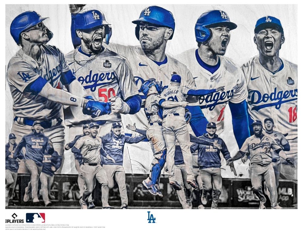 "EIGHT" (Los Angeles Dodgers) 2024 World Series Champions - Officially