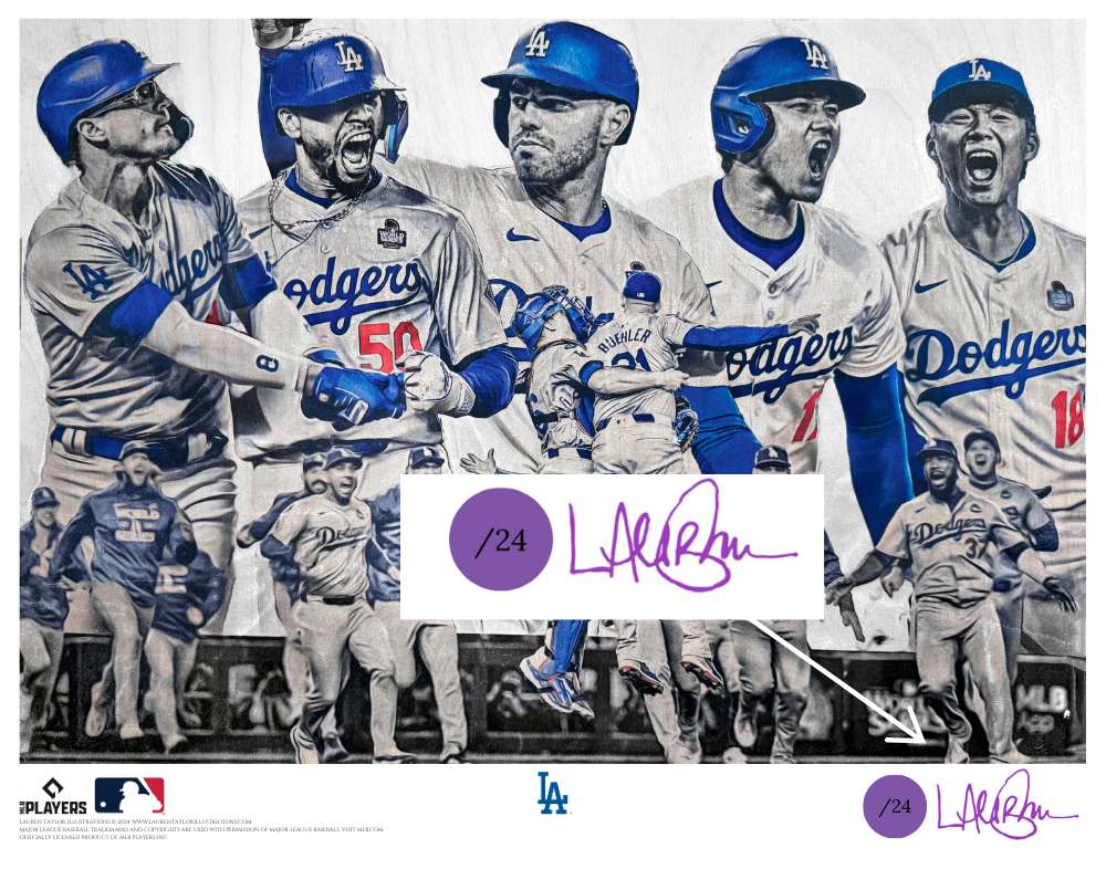 "EIGHT" (Los Angeles Dodgers) 2024 World Series Champions - Officially