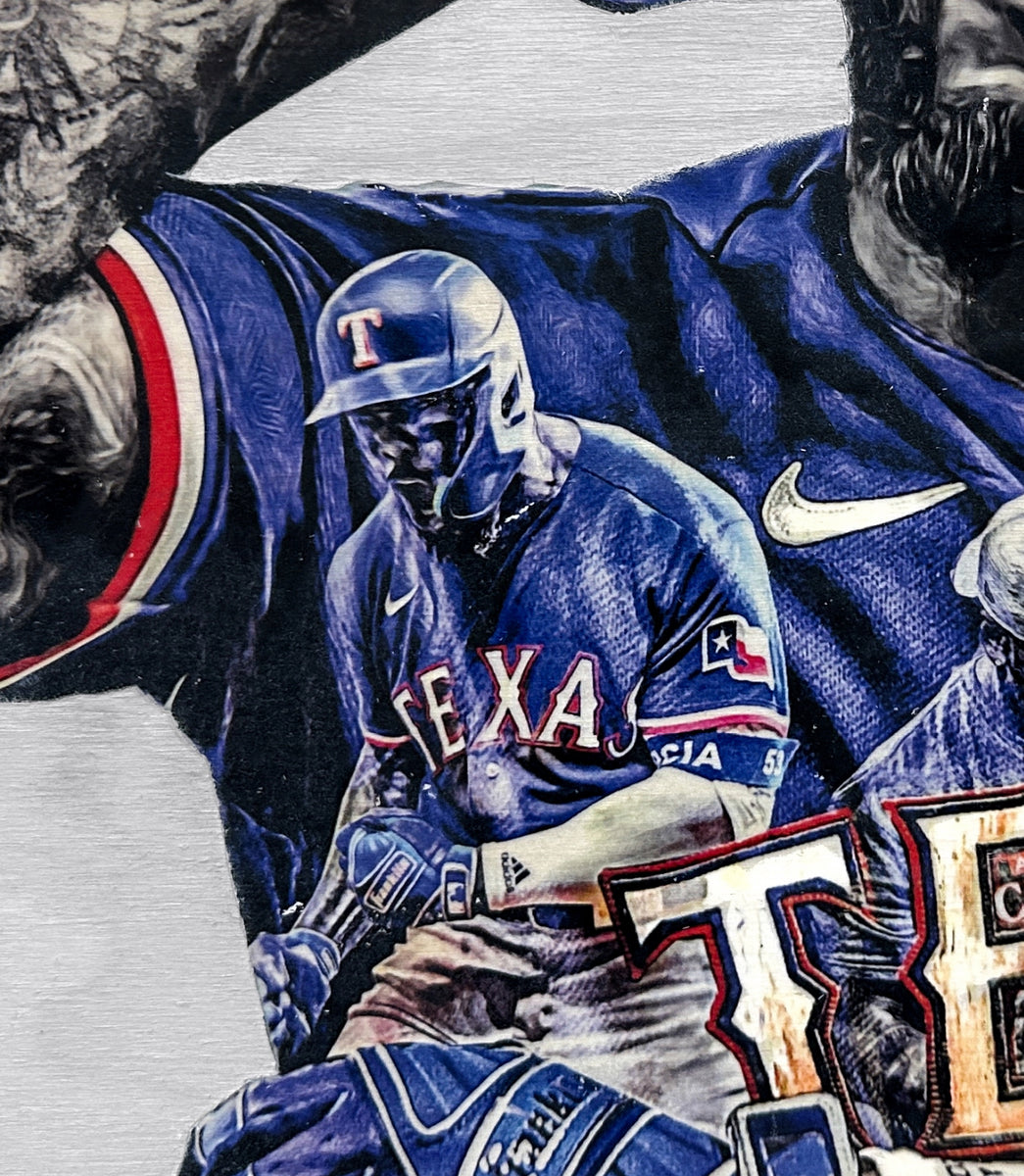 "El Bombi" (Adolis García) Texas Rangers - Officially Licensed MLB Pri