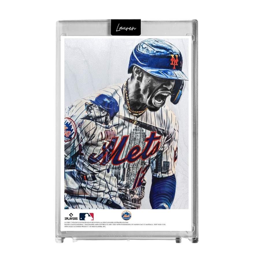 "Lindor" (Francisco Lindor) MLB Print Collectible 4x6 Art Slab - /25 A