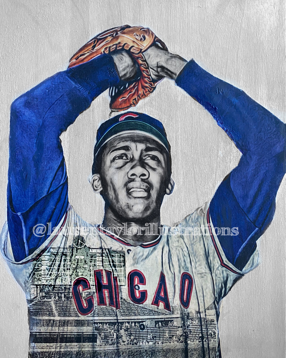 "Fergie" (Ferguson Arthur Jenkins) Chicago Cubs - 1/1 Original on Wood