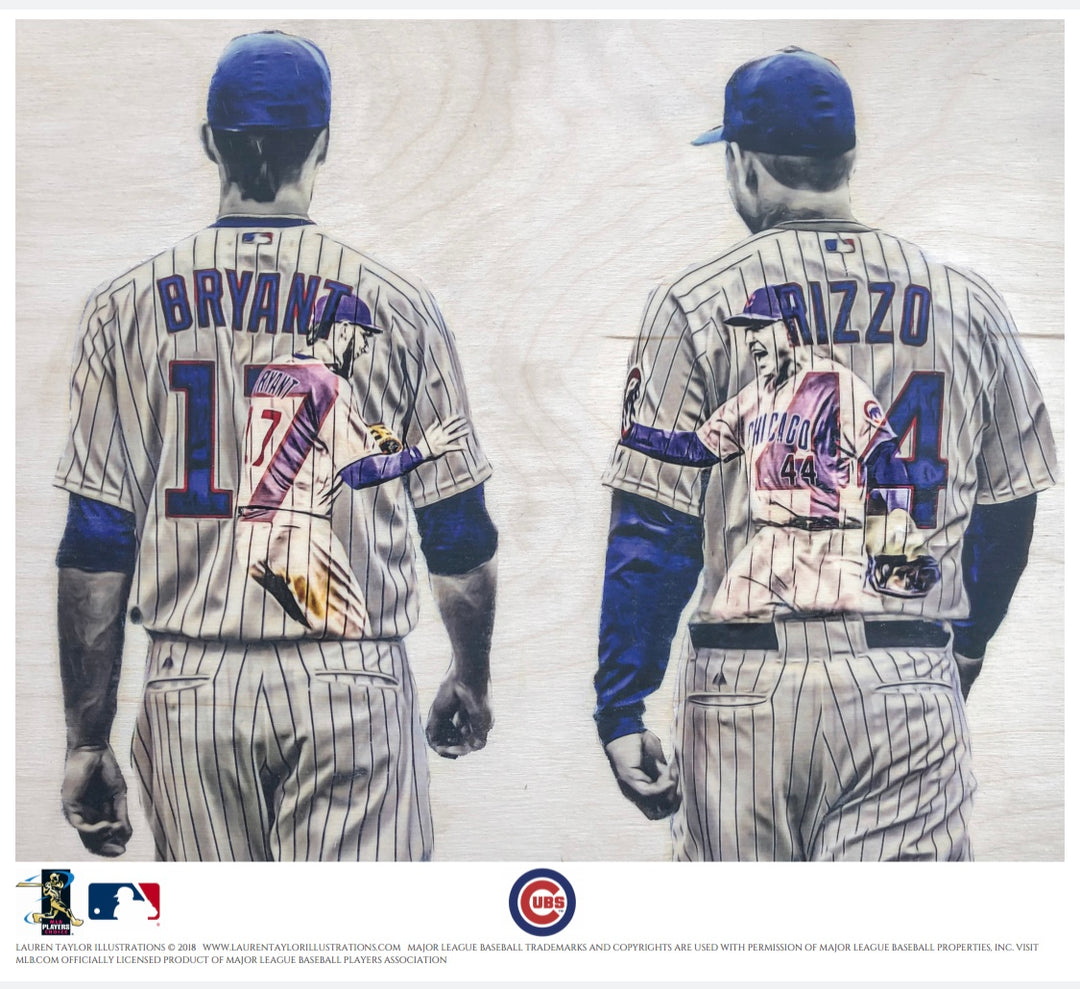 "Bryzzo" (Kris Bryant and Anthony Rizzo) - Officially Licensed MLB Pri