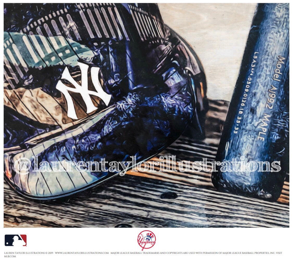 "Pinstripe Pride" (New York Yankees) - Officially Licensed MLB Print