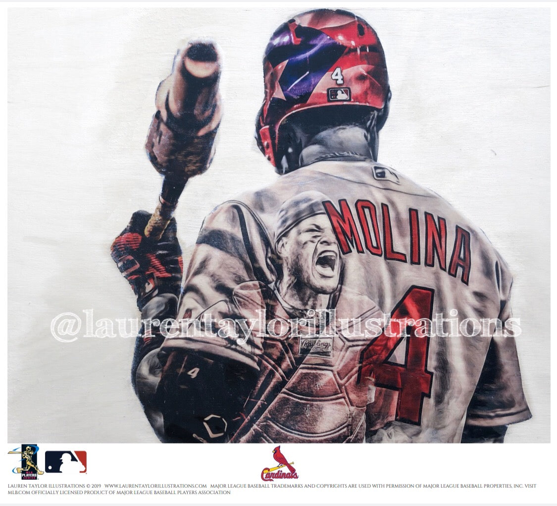 "Yadi" (Yadier Molina) St. Louis Cardinals - Officially Licensed MLB P